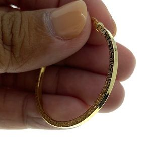 Jewelry | 18kt Gold Italian Hoop Earrings | Poshmark